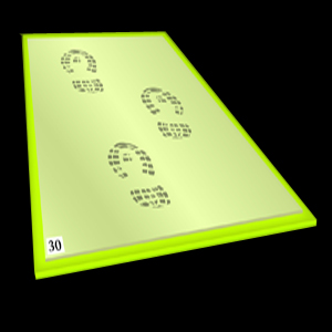 High Visibility Safety Yellow Sticky Mat Frames | American Floor Mats